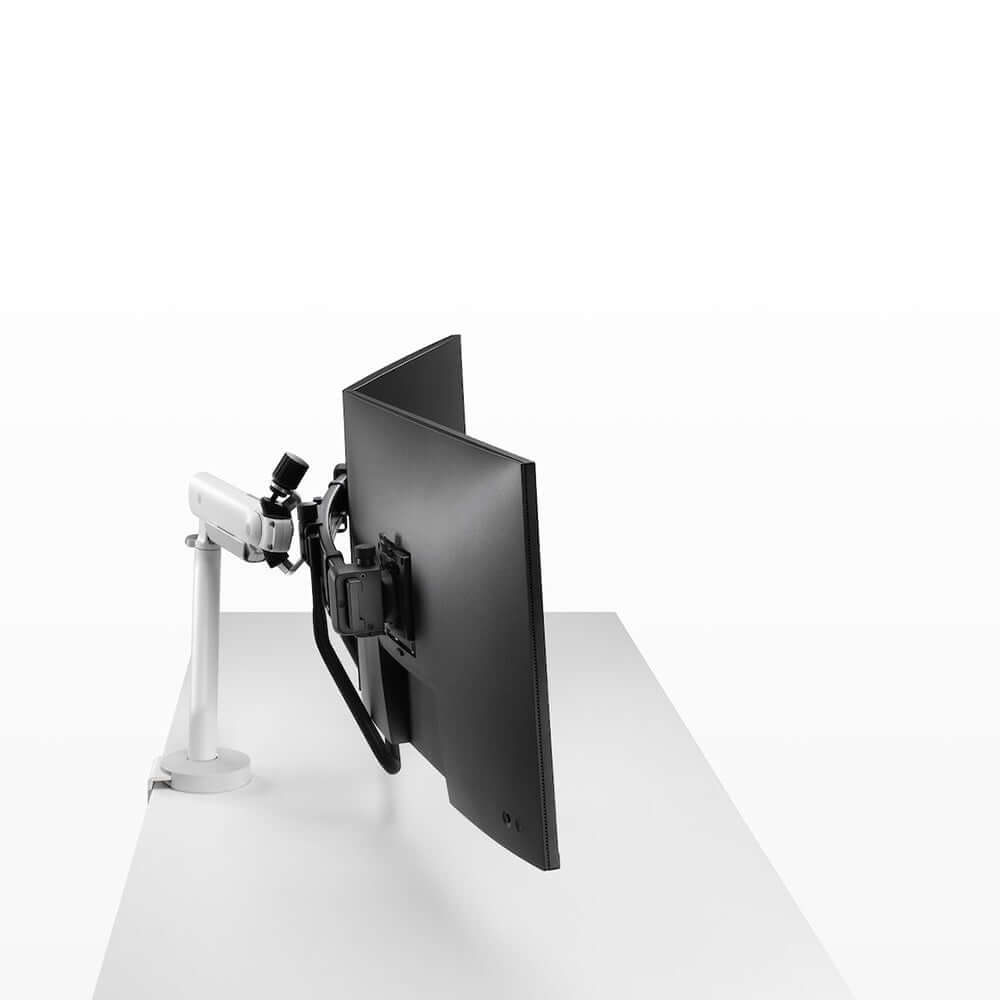Flo X Dual Monitor Arm Adjustable Mount for Heavy Screens up ...