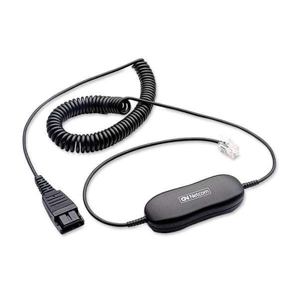 Jabra Smartcord with RJ11: Coil Cord for Quick Disconnect - Ergonomics Now