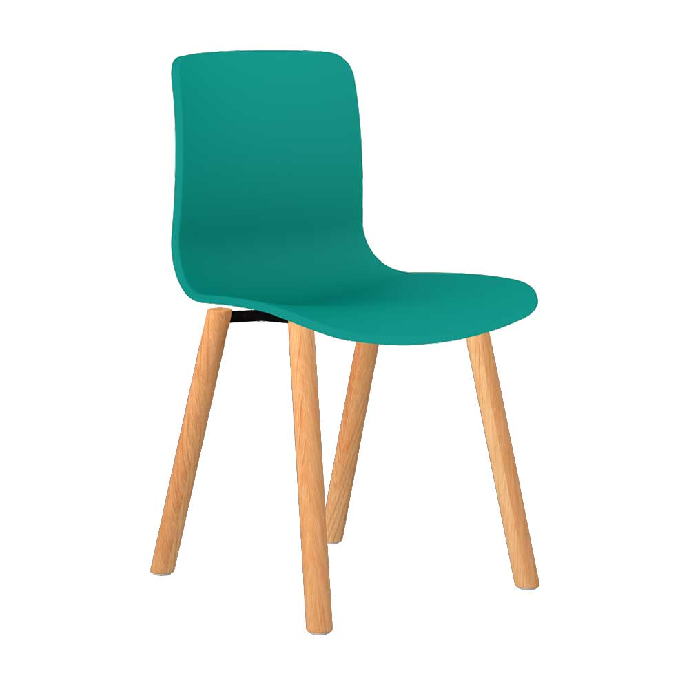 Acti 4T Timber Four Leg Chair - Work at Home - Ergonomics Now