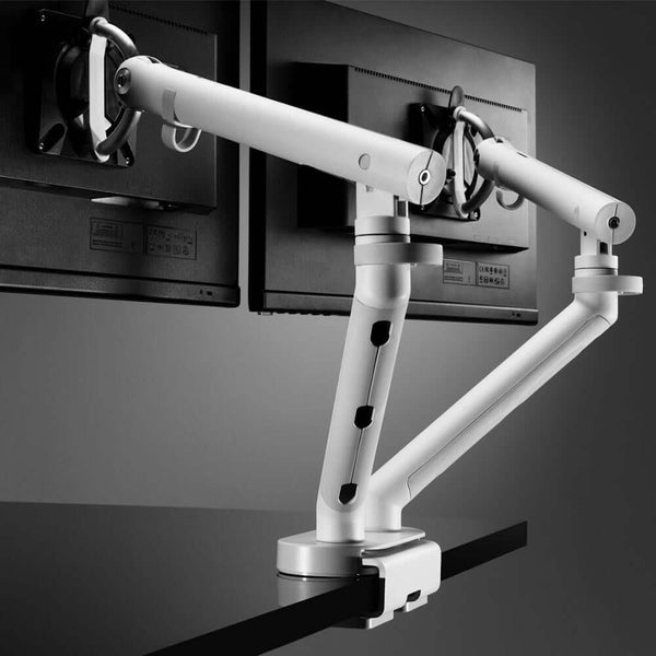 Flo Dual Split Clamp Monitor Arm - Ergonomics Now