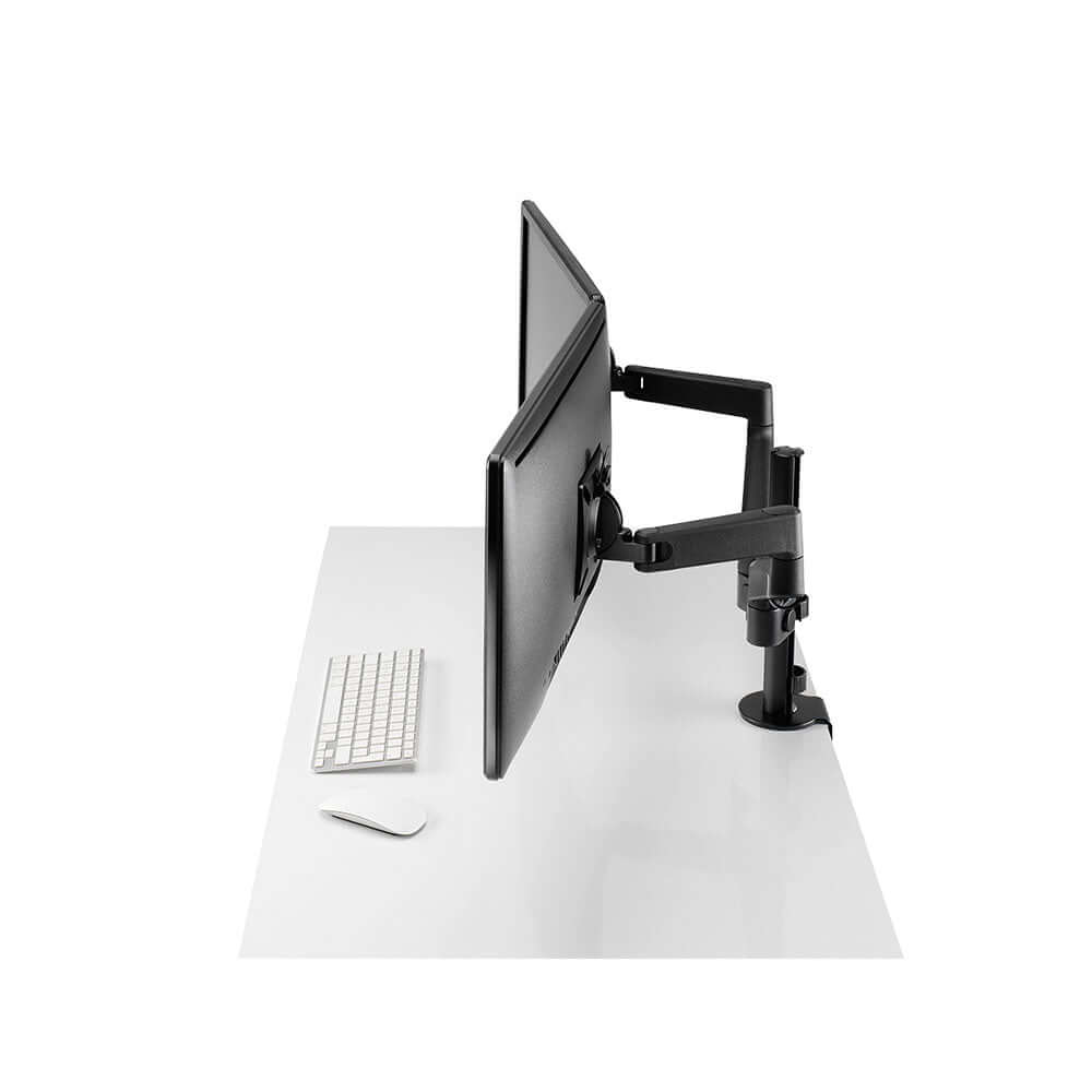 Lima Monitor Arm - Dual Screen Solution - Easy To Install - Ergonomics Now
