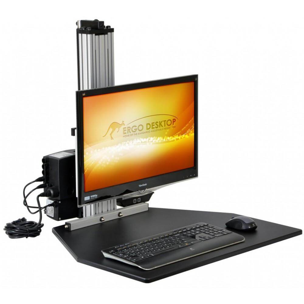 Electric Kangaroo Pro Sit-Stand Workstation - Ergonomics Now