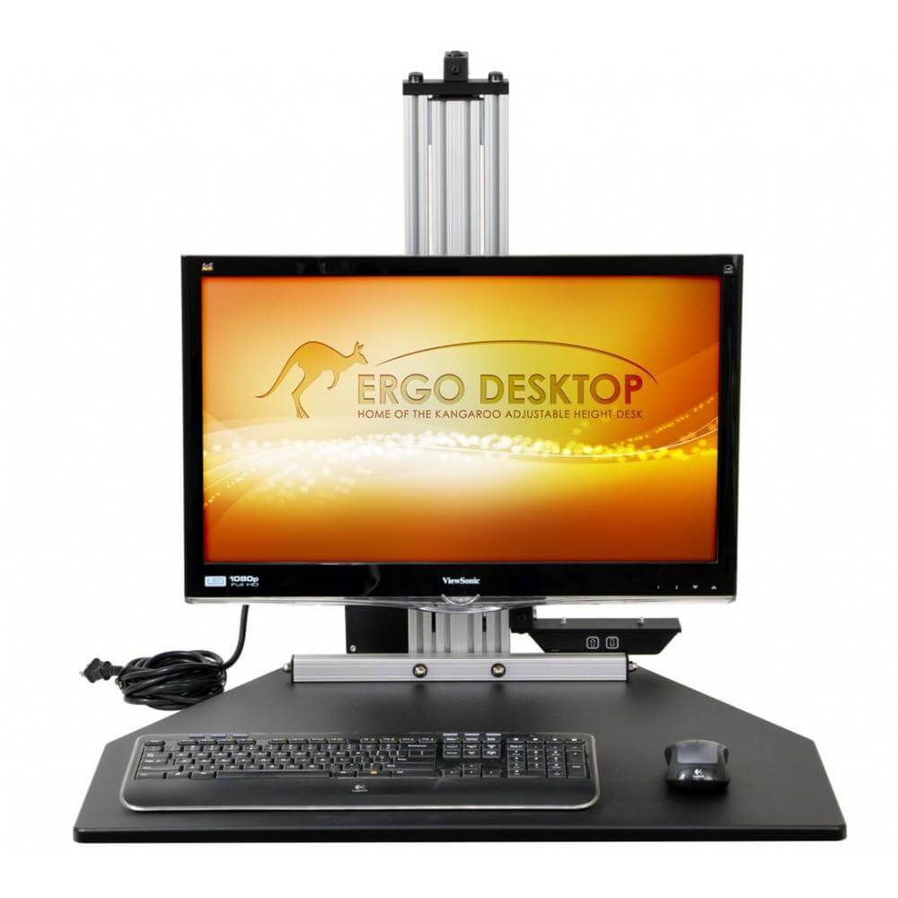 Electric Kangaroo Pro Sit-Stand Workstation - Ergonomics Now
