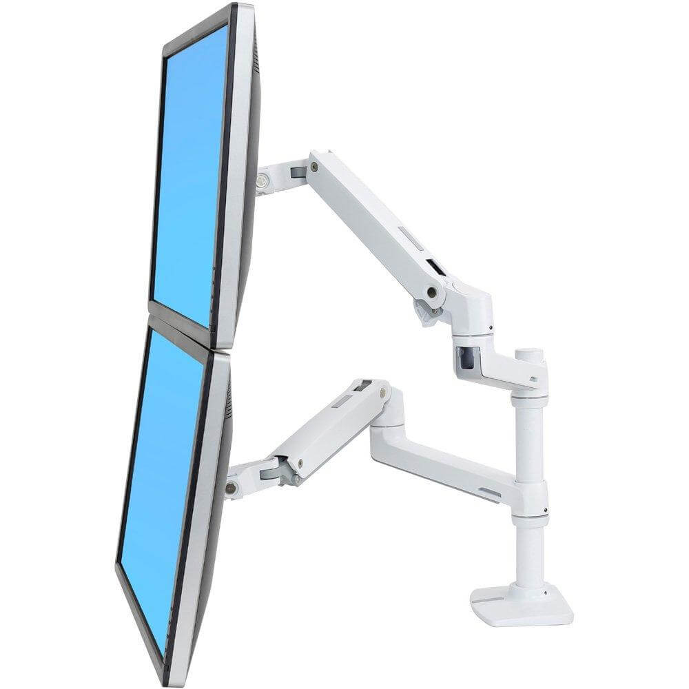 LX Dual Stacking Monitor Arm - Ergonomic Multi-Screen Setup ...
