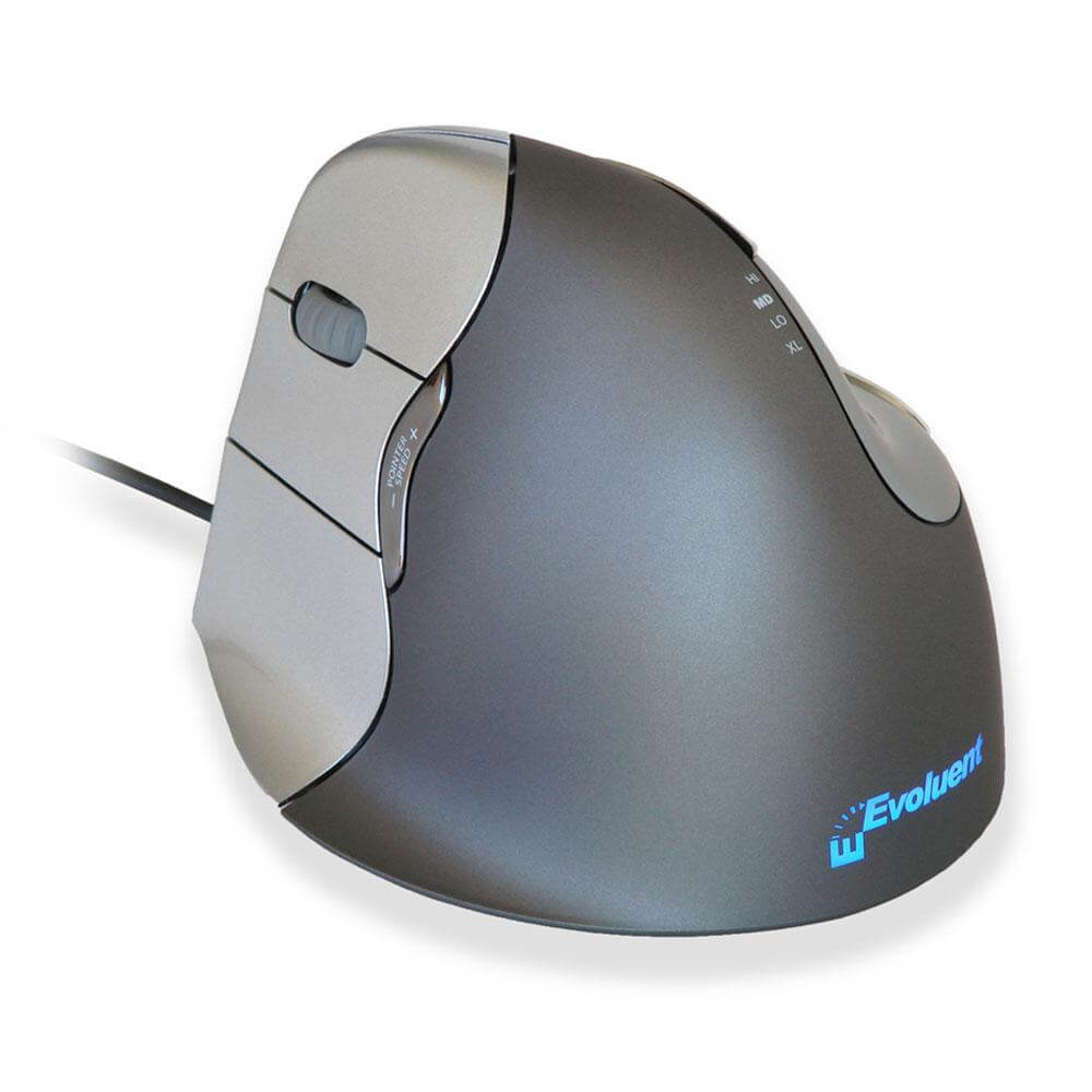 Evoluent Vertical Mouse 4 for Enhanced Comfort and Ergonomic ...