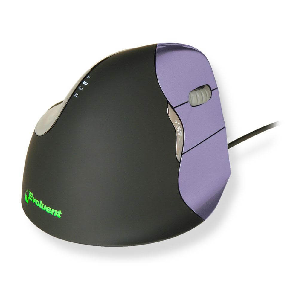 Evoluent Vertical Mouse 4 for Enhanced Comfort and Ergonomic ...