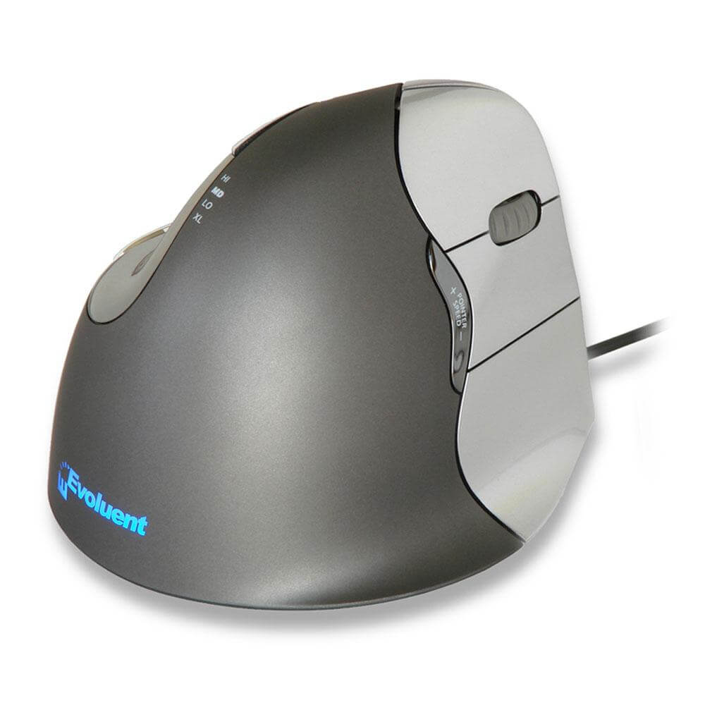 Evoluent Vertical Mouse 4 for Enhanced Comfort and Ergonomic ...