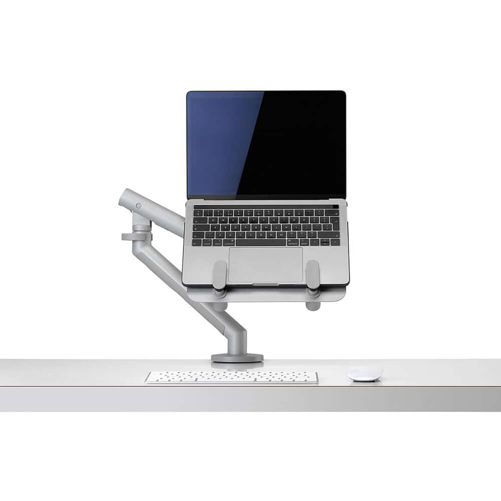 Flo Arm with Laptop Mount for Laptop and Monitor Setup - Ergonomics Now