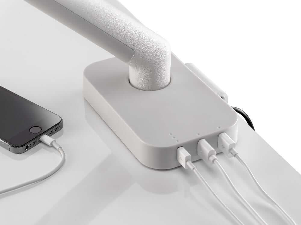 Flo Power Hub - Occupies Minimal Desktop Space - Ergonomics Now