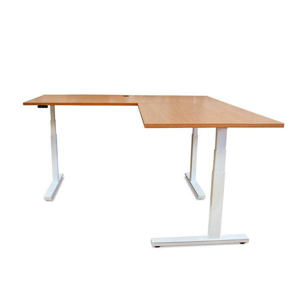 Linak Kick and Click Corner Electric Height Adjustable Workstation wit ...