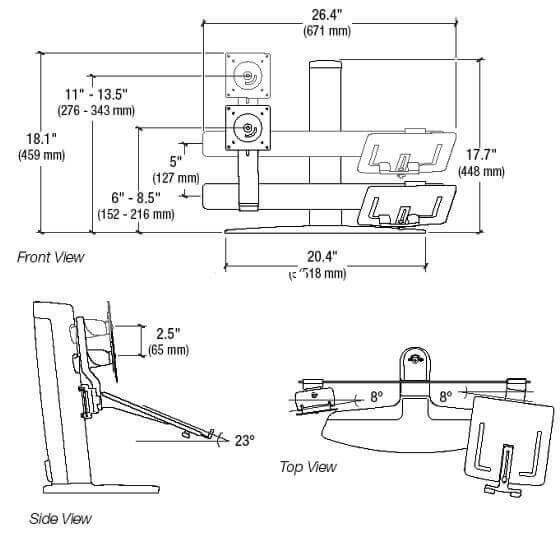 Ergotron 33-331-085 Neo-Flex Laptop Stand - Ergonomics Now
