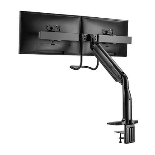 ORLO Gas Spring Aluminum Dual Monitor Arm - Ergonomics Now