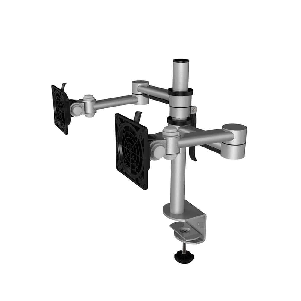 Pluto LCD Dual Monitor Arm with a Weight Rating of 15 Kg - Ergonomics Now
