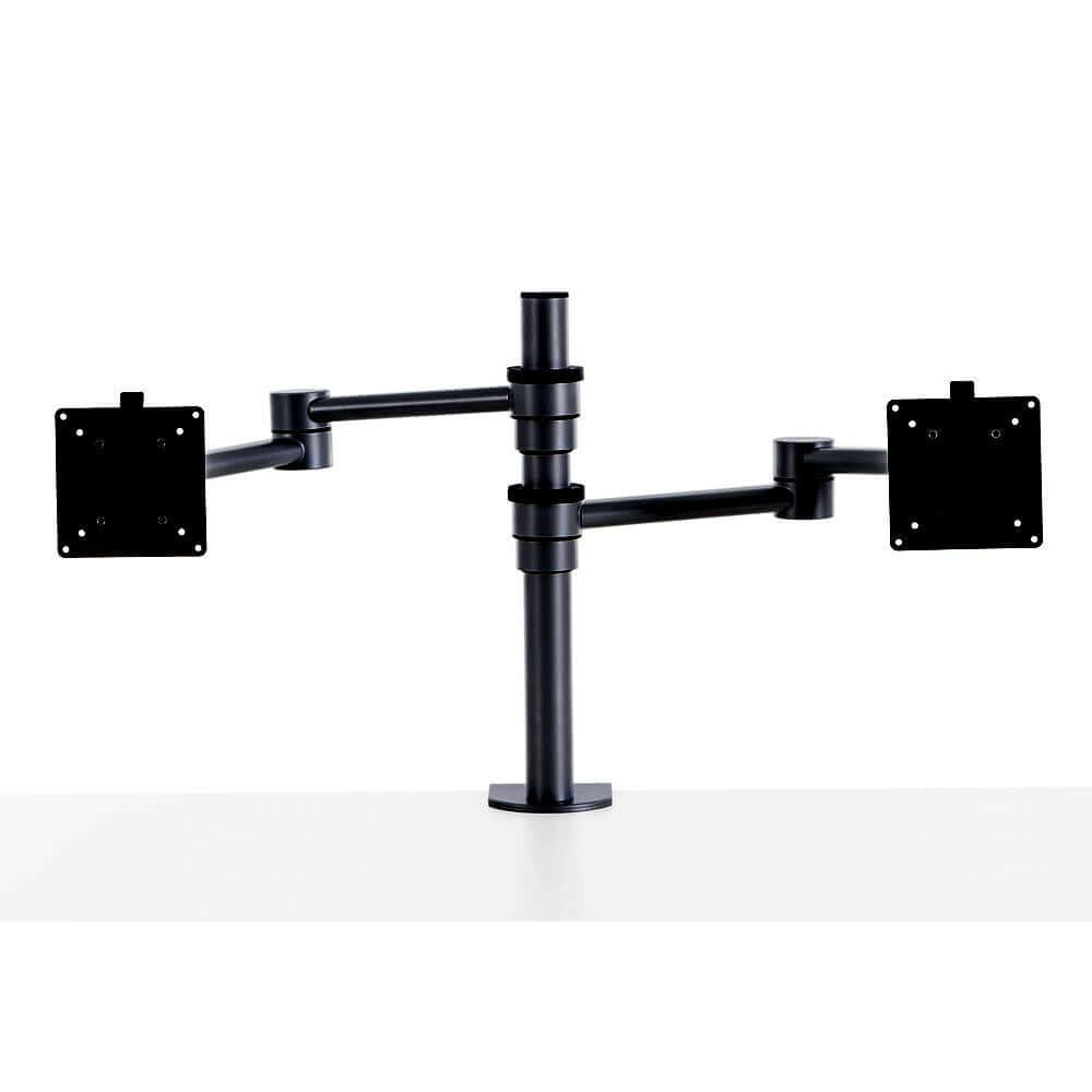 Pluto LCD Dual Monitor Arm with a Weight Rating of 15 Kg - Ergonomics Now