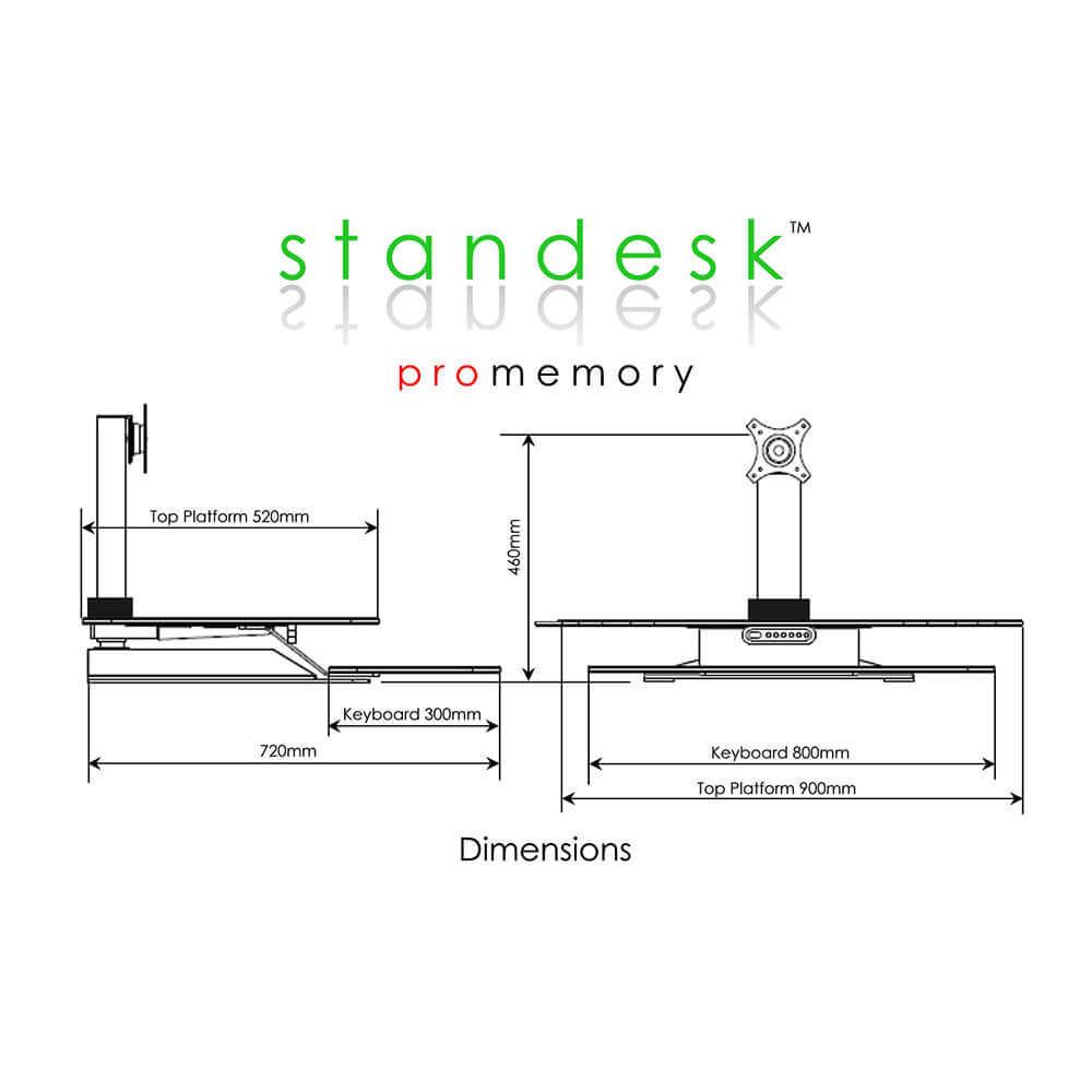 Standesk Pro Memory Electric Sit Stand Workstation - Ergonomics Now